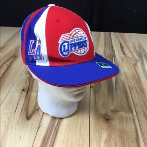 Reebok | Accessories | La Clippers Red White Blue Fitted Hat 7 8 | Poshmark